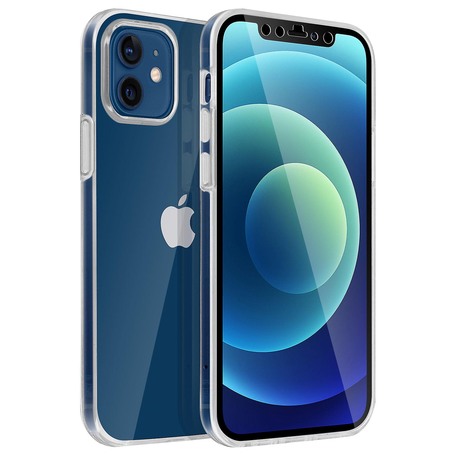 360 Case for iPhone 12 Mini Flexible Front & Rigid Back - Transparent ...