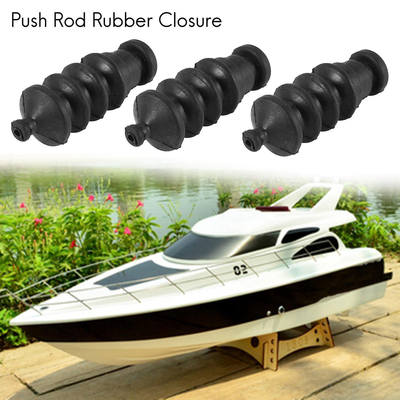 3 X Push, Waterproof, Rubber Seal, Bellows Model 37 Mm For Rc Boat ...