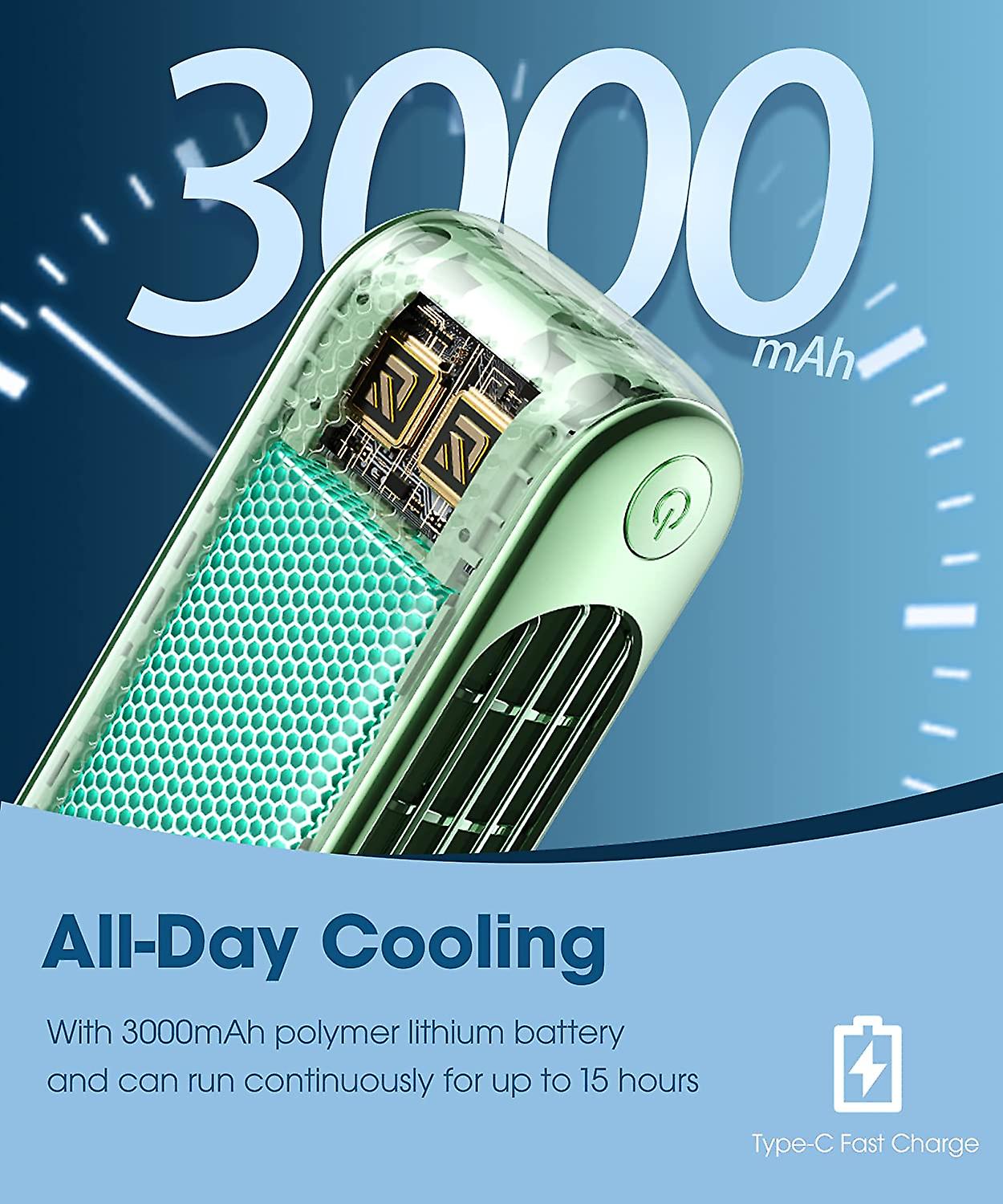 [instant Cooling] Mini Handheld Turbo Fan [2023 Global Award] [15h ...