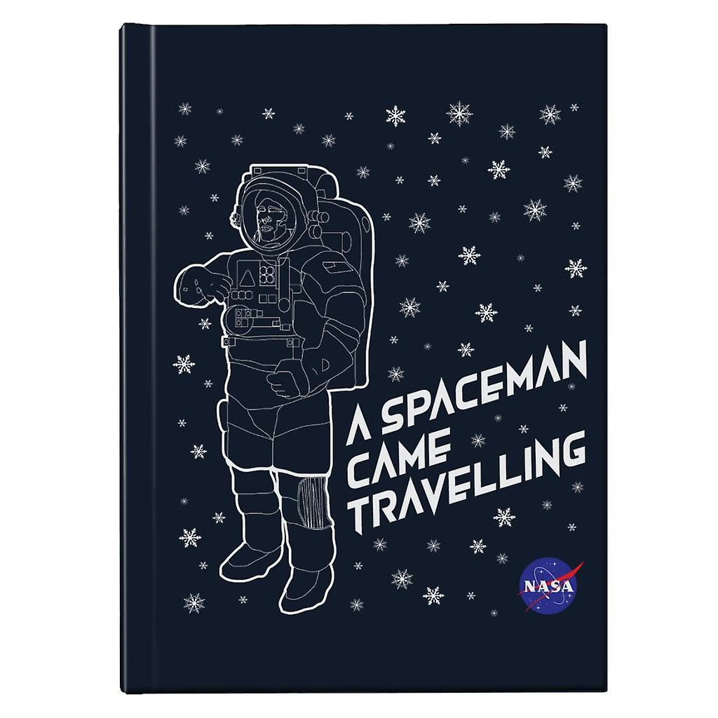 NASA Christmas A Spaceman Came Travelling Hardback Journal | Fruugo UK