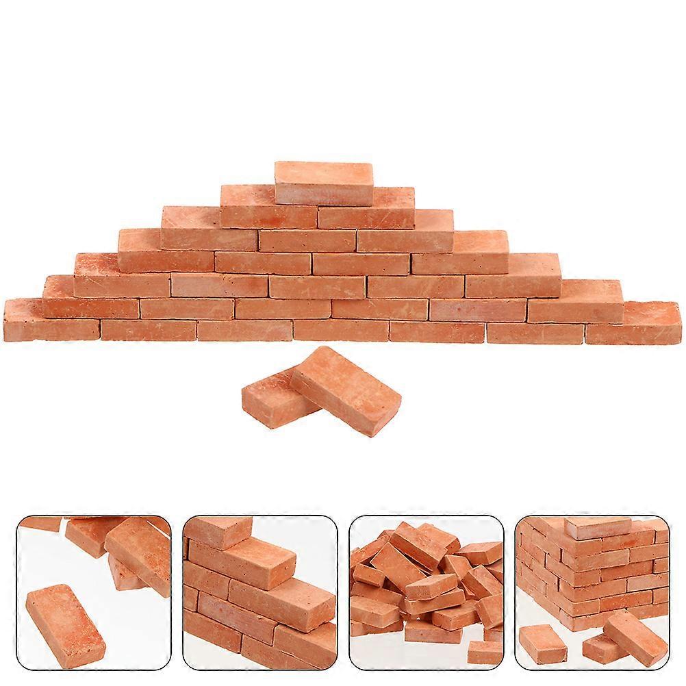 50Pcs Simulated Small Bricks Mini Brick Models DIY Miniature Bricks ...