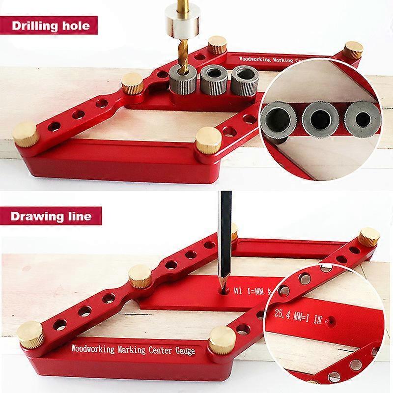 Self-centering Drill Puncher Scriber Round Dowel Straight Hole Puncher ...