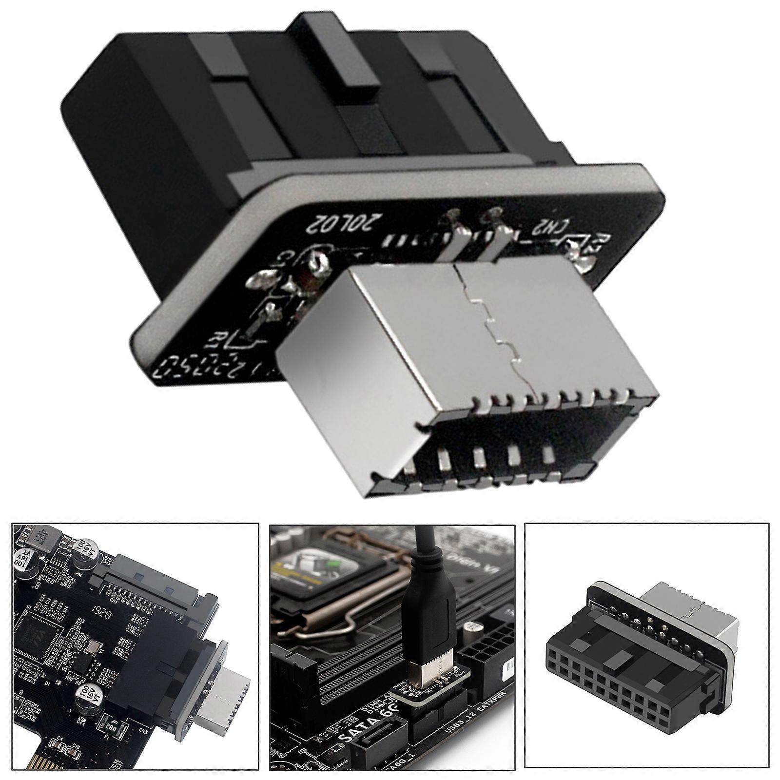 USB 3.0 Internal Header to USB 3.1/3.2 Type C front Type E Adapter ...