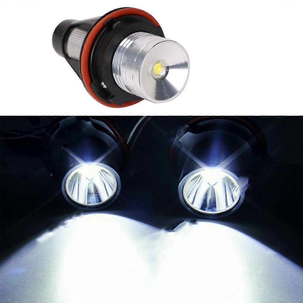 1Pair 8000K White LED Angel Eye Marker Halo Light Bulbs Lamps for E39 ...