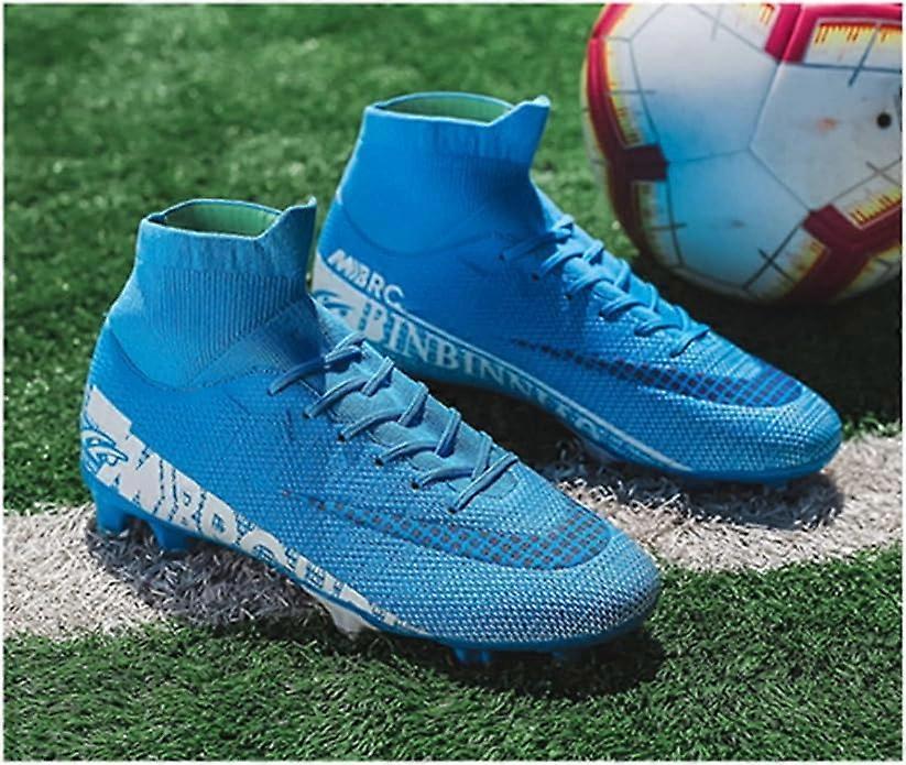 Football Boots Kids,High-Top Soccer Boots Boys Girls,Breathable ...