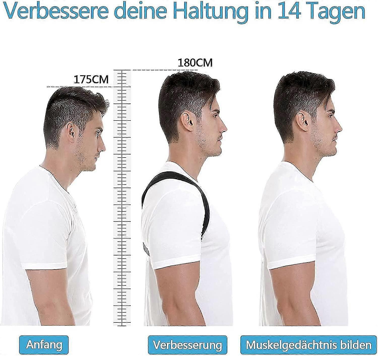 Shoulder Strap Posture Corrector Back Straight Holders For Men And ...