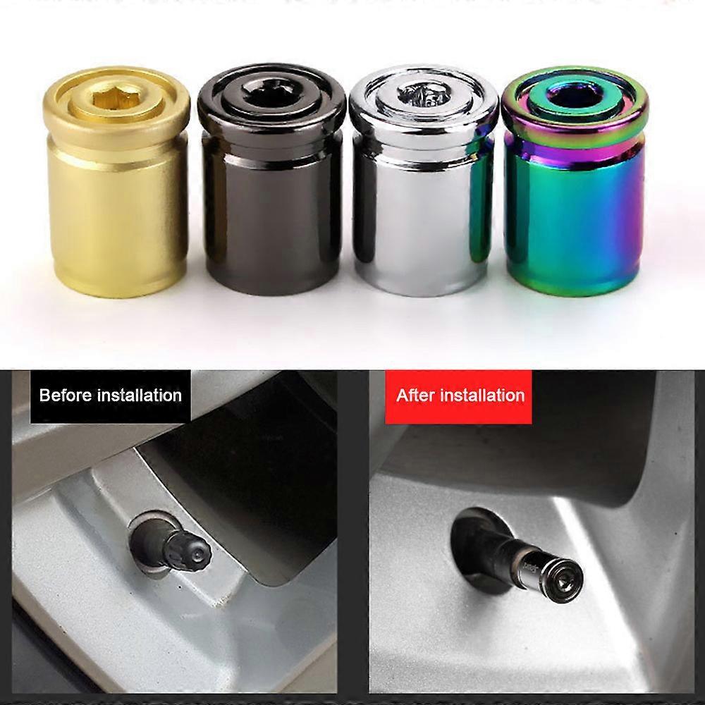 New anti-theft valve cap creative tire cap sport modified universal ...