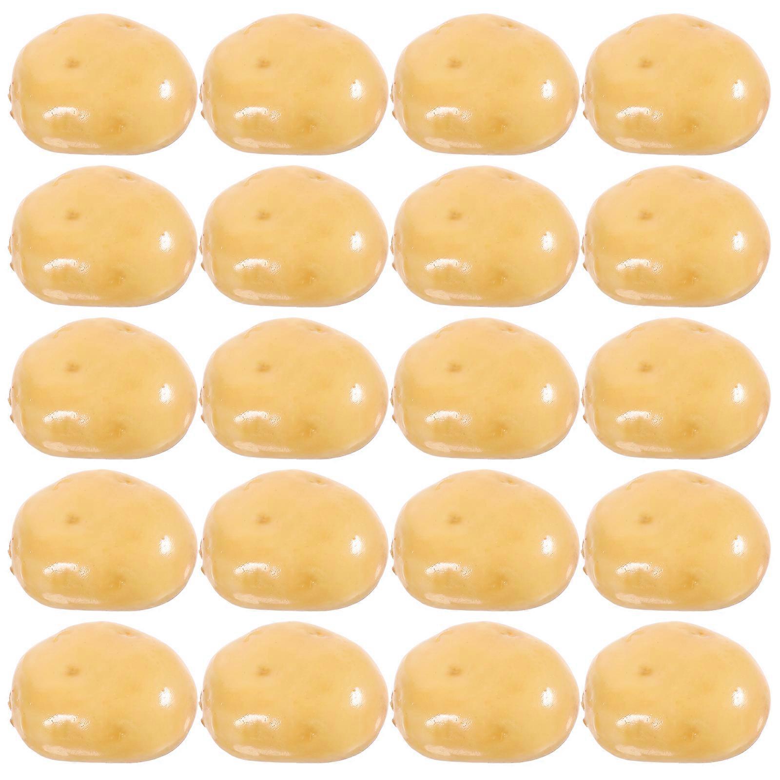 20pcs Realistic Fake Potato Models Artificial Fake Vegetable ...