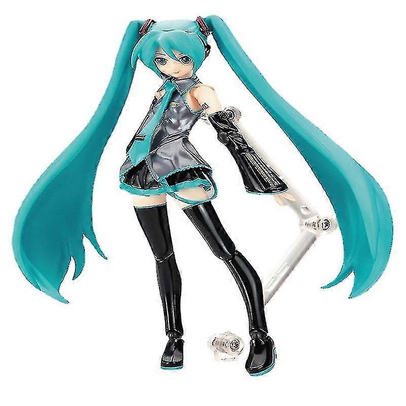 15cm Hatsune Miku Anime Figure Figma 014 Standing Posture Manga Statue ...