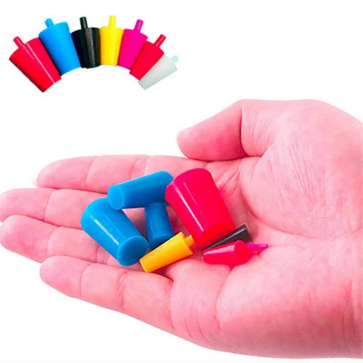 100Pcs Silicone Rubber Tapered Plug Assortment Kits for Masking Off ...