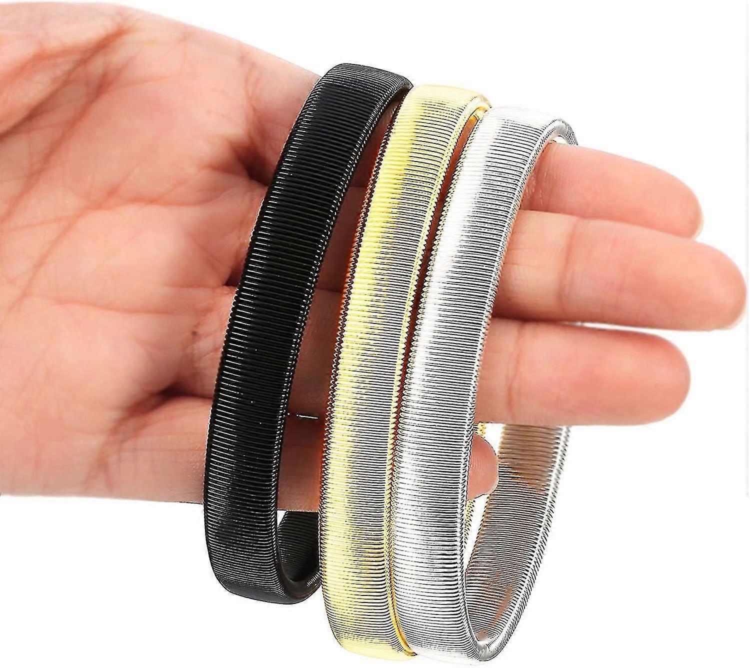 3 Pairs Sleeve Garters Anti-slip Shirt Sleeve Holders Garters Stretch ...