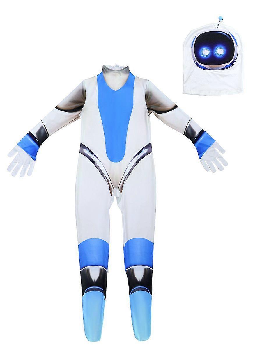 Astro Bot Cosplay Costume Jumpsuit Party Fancy Dress Bodysuit | Fruugo UK