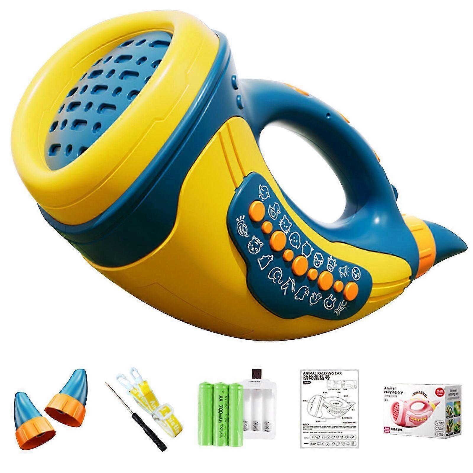 Animal Sounds Horn Fun Sound Effects & Lights Voice Changer Device Kids ...