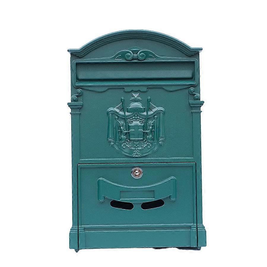 European-Style Villa Letterbox Outdoor Waterproof Mailbox Wall Mounted ...
