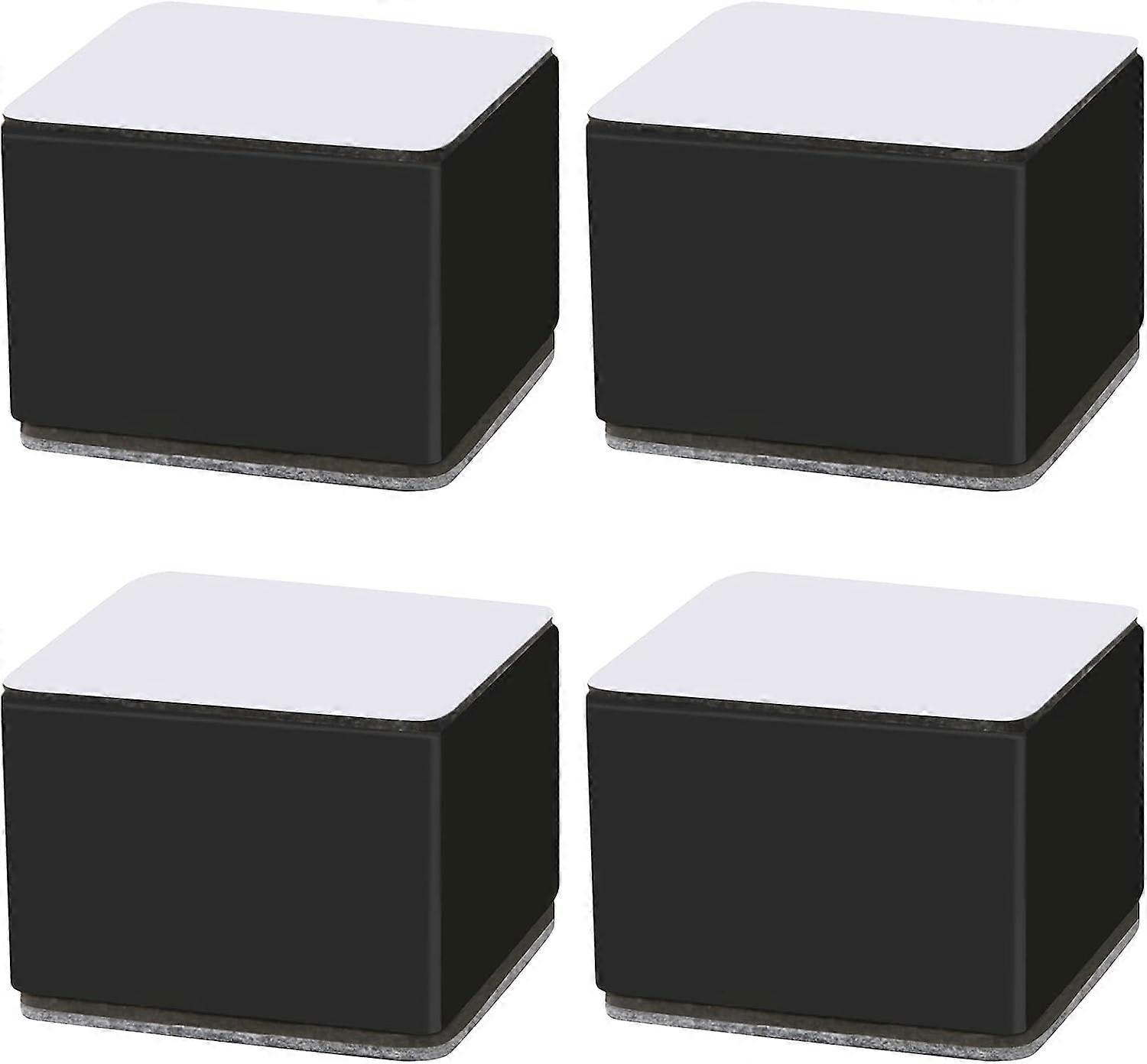Square Furniture Risers for Heavy Duty Carbon Steel Beds, Self-Adhesive ...