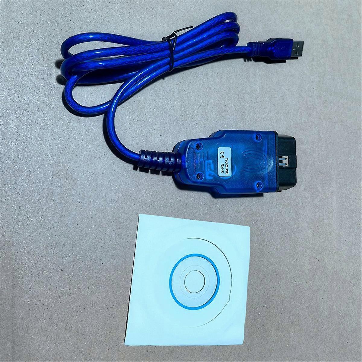 For Opel Tech2 USB Diagnostic Cable with FTDI FT232 Chip Tech2 USB ...