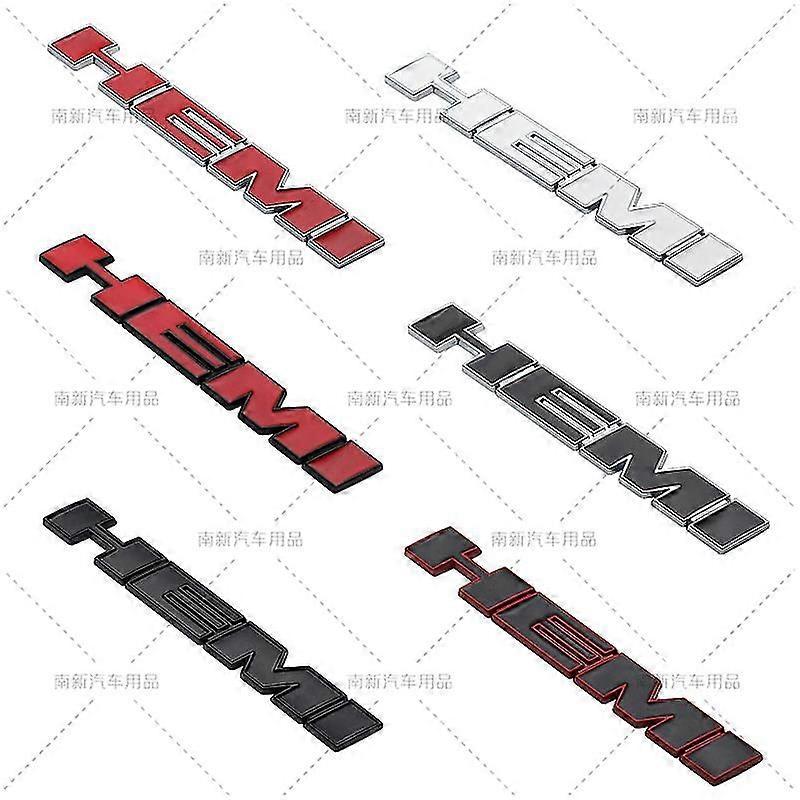 Metal 3d Hemi Car Stickers Grill Emblem Badge Rear Trunk Decal For ...