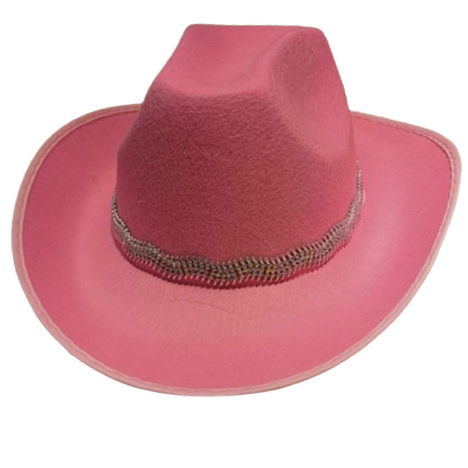 Adult Cowboy Hat with Rhinestone Hat Bands Woman Western Cowboy Hat ...