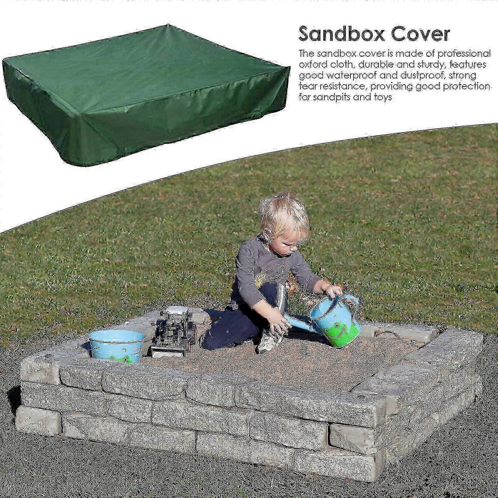 Waterproof Kids Sandbox with Rain and Dust Shielded Canopy | Fruugo UK