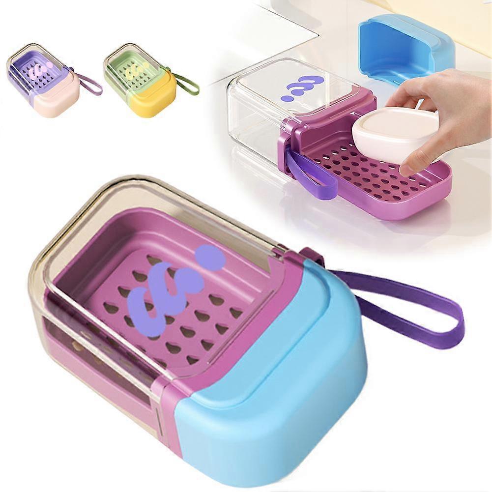Portable Dopamine Soap Box Cartoon Soap Container Keep Soap Dry | Fruugo UK
