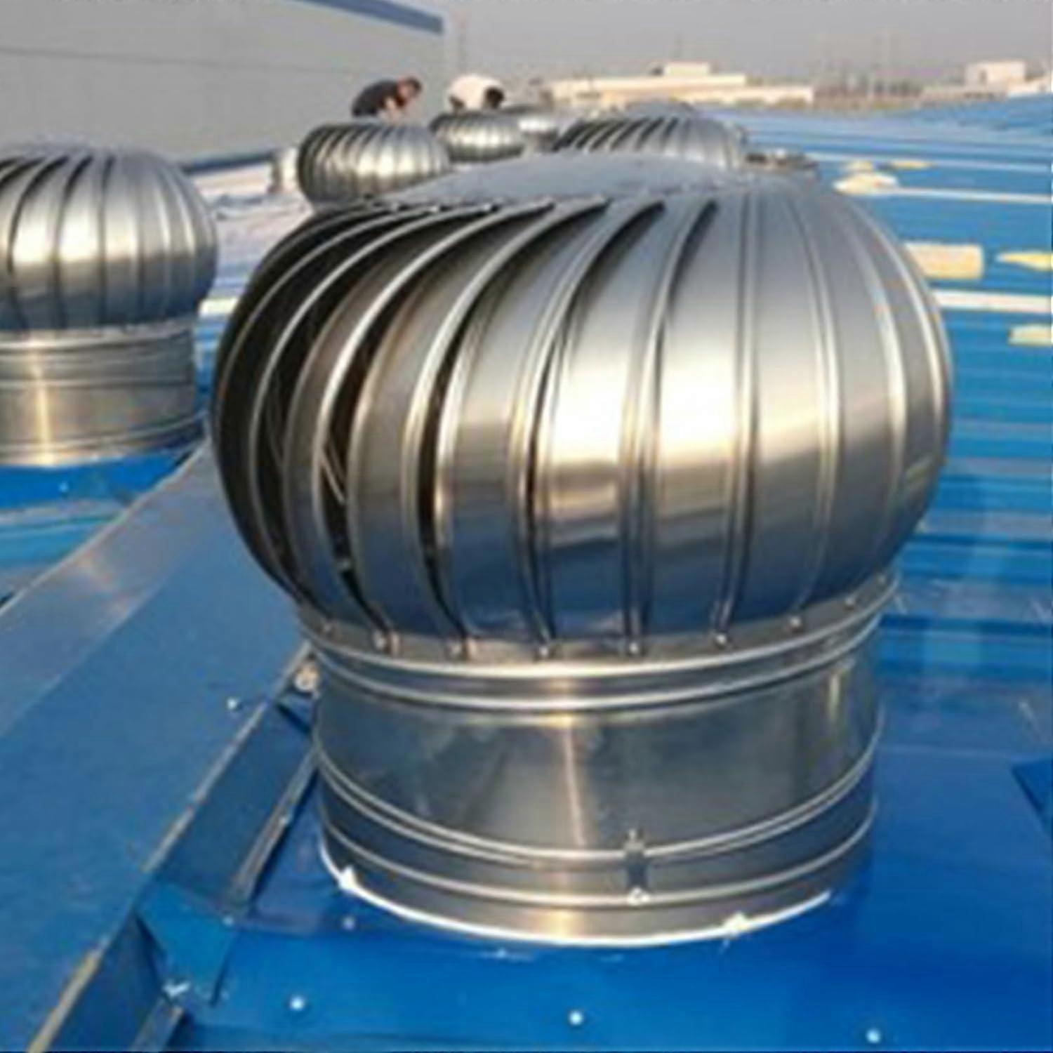 Wind Turbine, Roof Ventilation 11 Inch Round Rotary Fan Stainless Steel ...