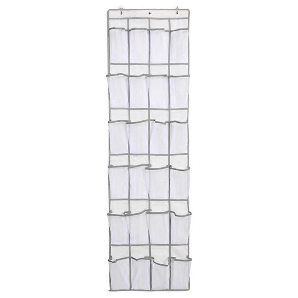 24 Mesh Door Back Non-Woven Shoe Storage Hanging Bag, Mesh Pocket ...