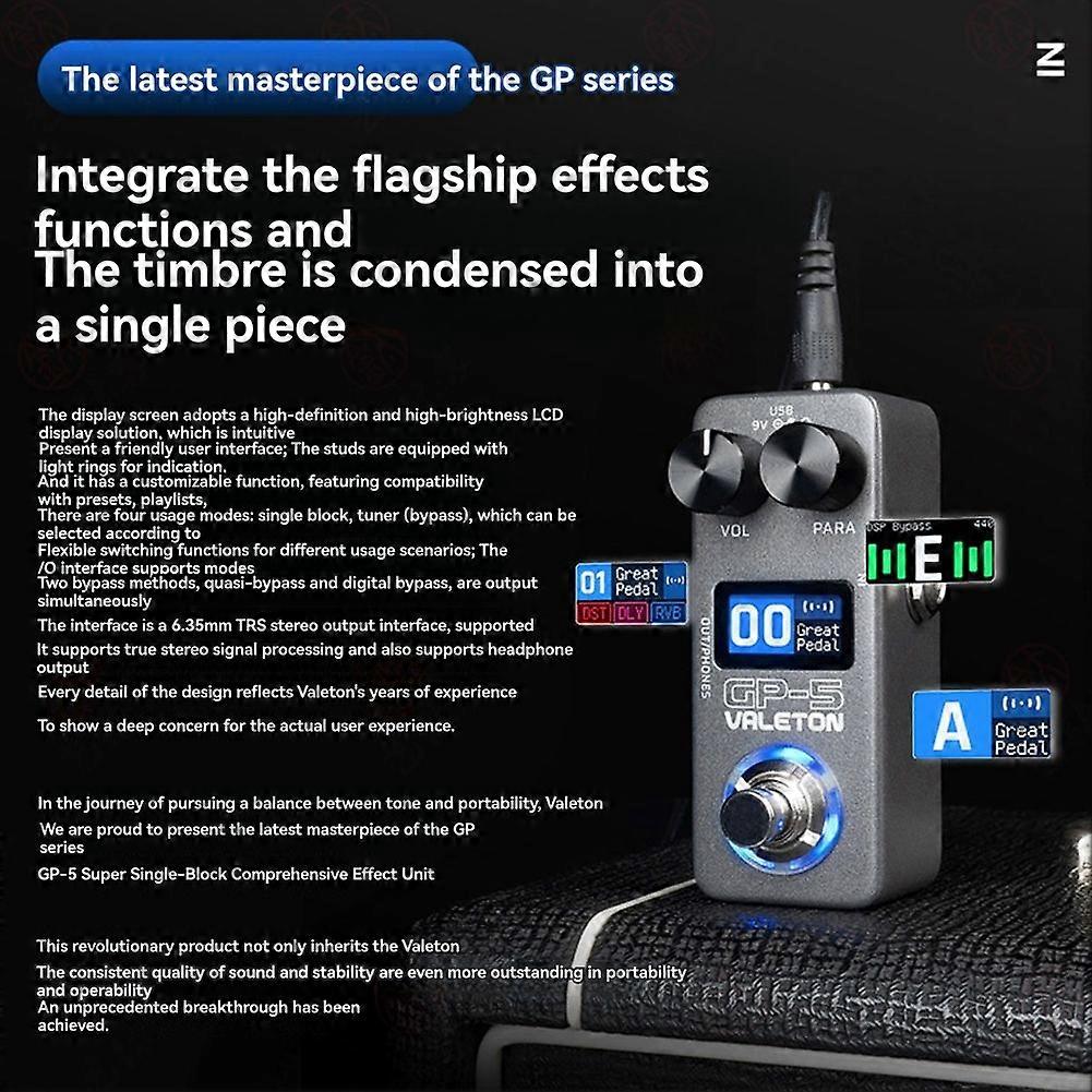 VALETON GP-5 Super Compact Multi-Effects Processor NAM/IR Loader Pedal ...