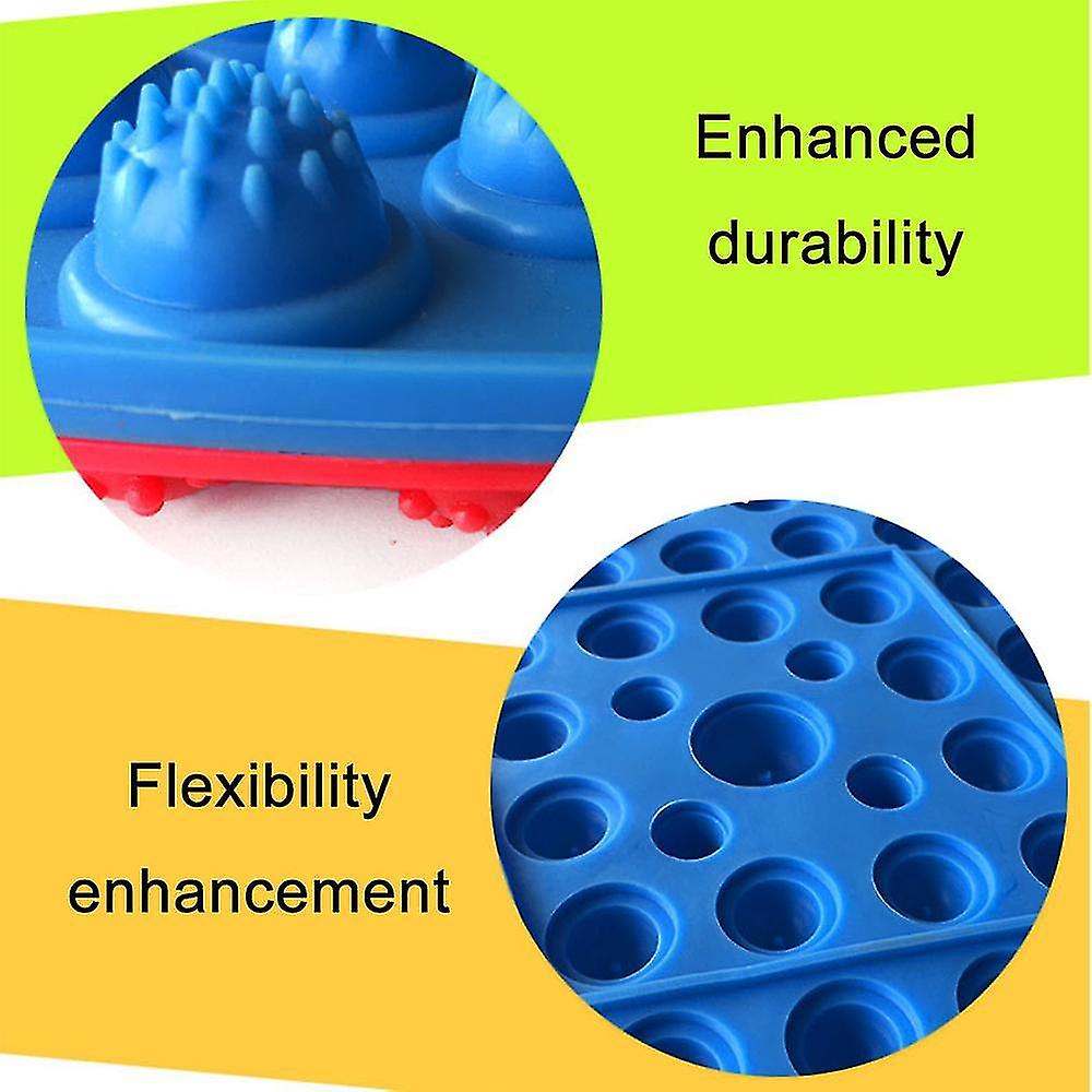 Foot Massager Reflexology Mat With Magnetic Therapy Acupressure Disc ...