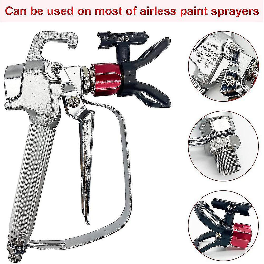 Airless Paint Sprayer 3600 Psi With 3 X Paint Spray Tips & Guard ...