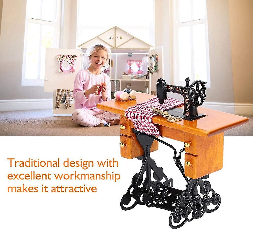 Miniature Sewing Machine for Dollhouse Model Toy Simulation Toy ...