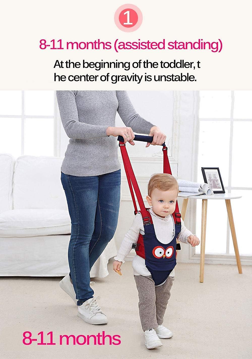 Baby Walking Harness Handheld Baby Walker, Safe Stand Hand Held Toddler ...