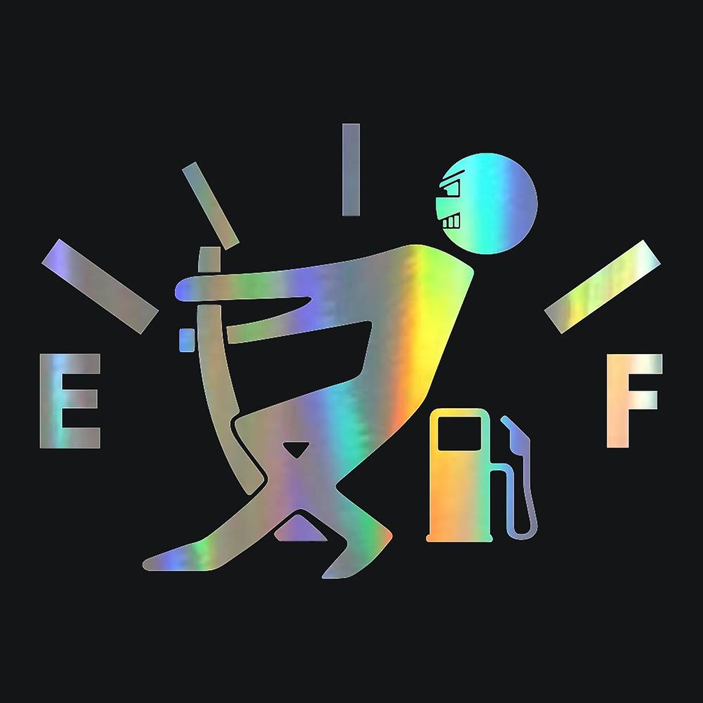 Funny Pull Fuel Tank Car Stickers Cover Pointer To Full Reflective ...