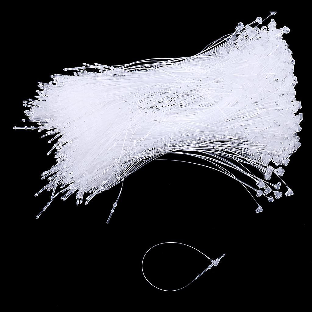 Plastic Hang Tag String Snap Lock Fastener Hand Use Tagging Supplies ...