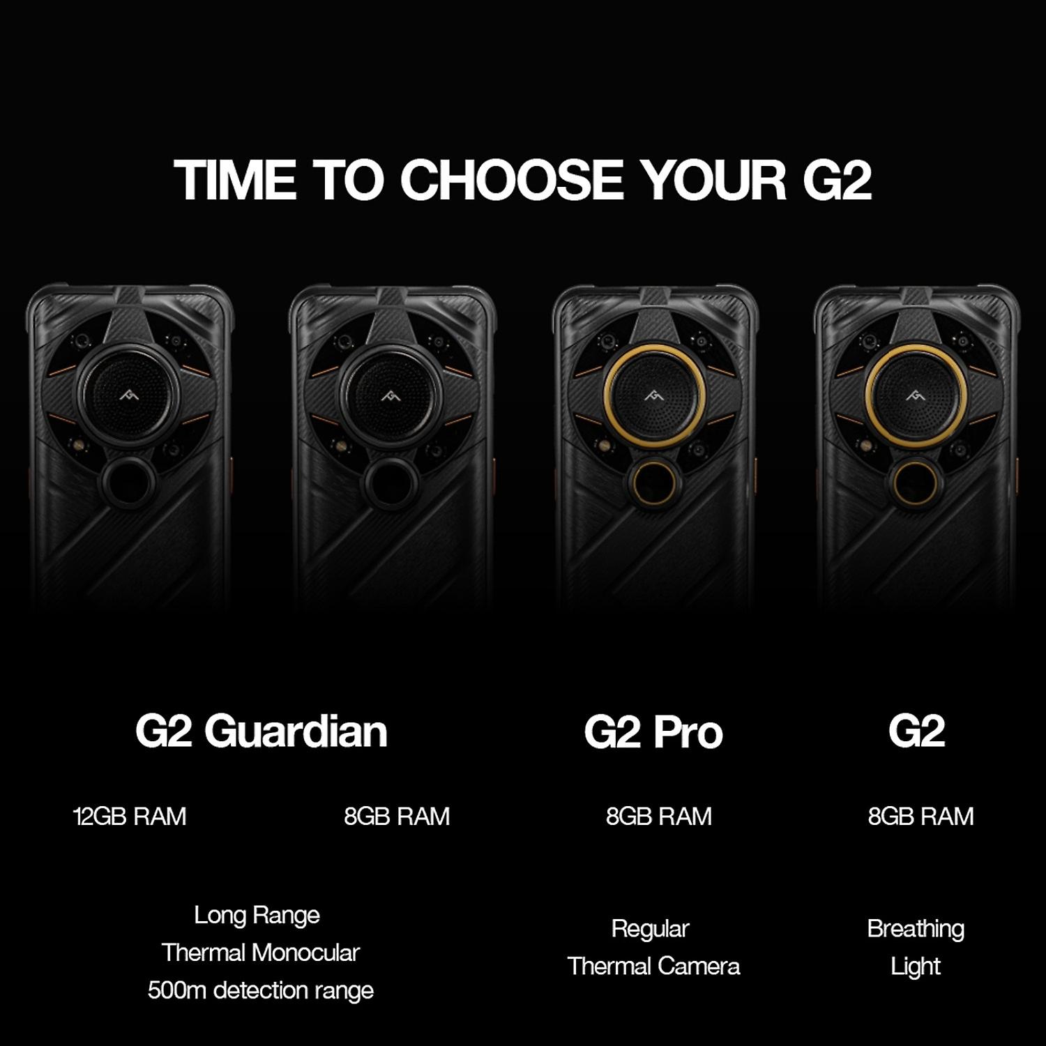 AGM G2 Guardian 5G Rugged Phone 500m Thermal Monocular & Infrared Night ...