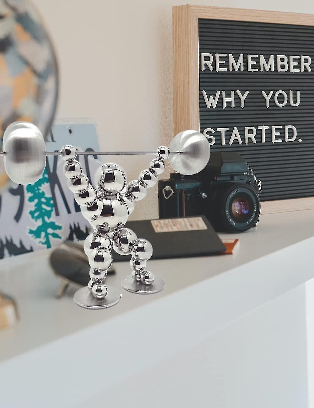 Home Office Gym Decor, Modern Motivational Art Ornament, Stand ...