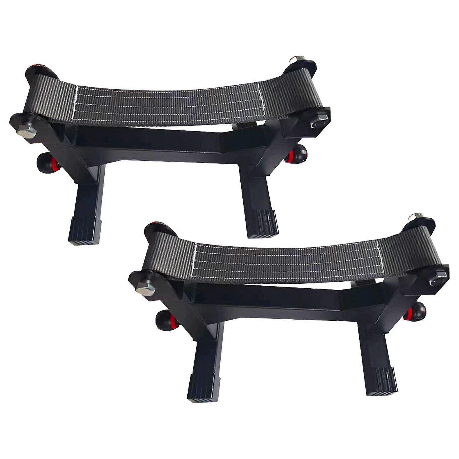 2x Deadlift Sling Racks Easily Load Deadlift Jack Barbell Stand Barbell ...