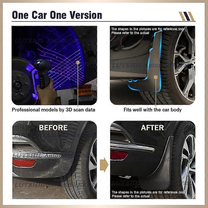For Ford Transit Tourneo Custom 2012 ~ 2018 Mudguards Mudflaps Fender ...