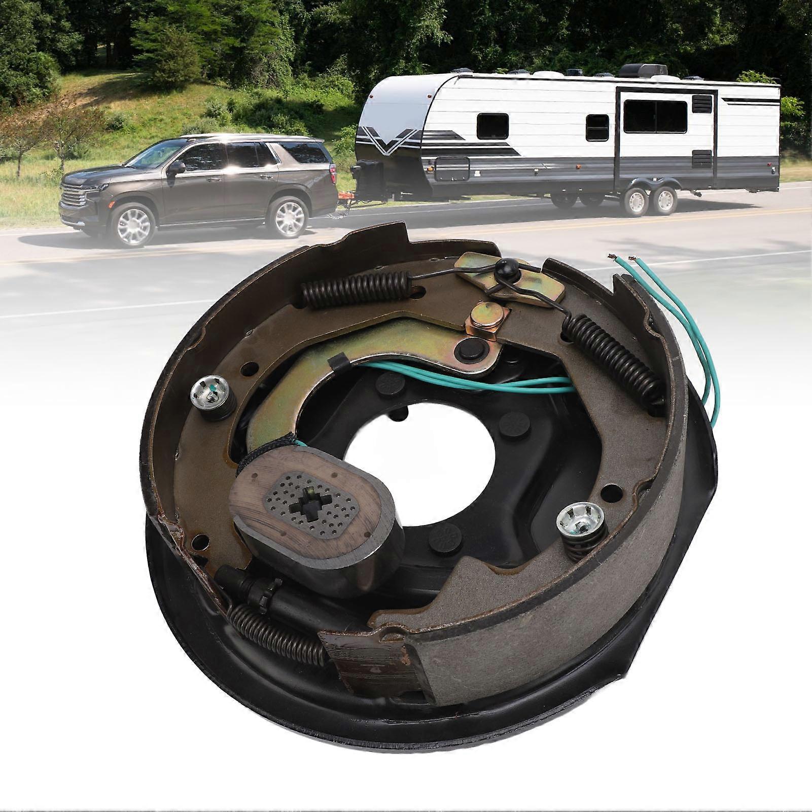10 Inch Trailer Electric Brake Assembly 4 Holes 3500lbs Capacity ...