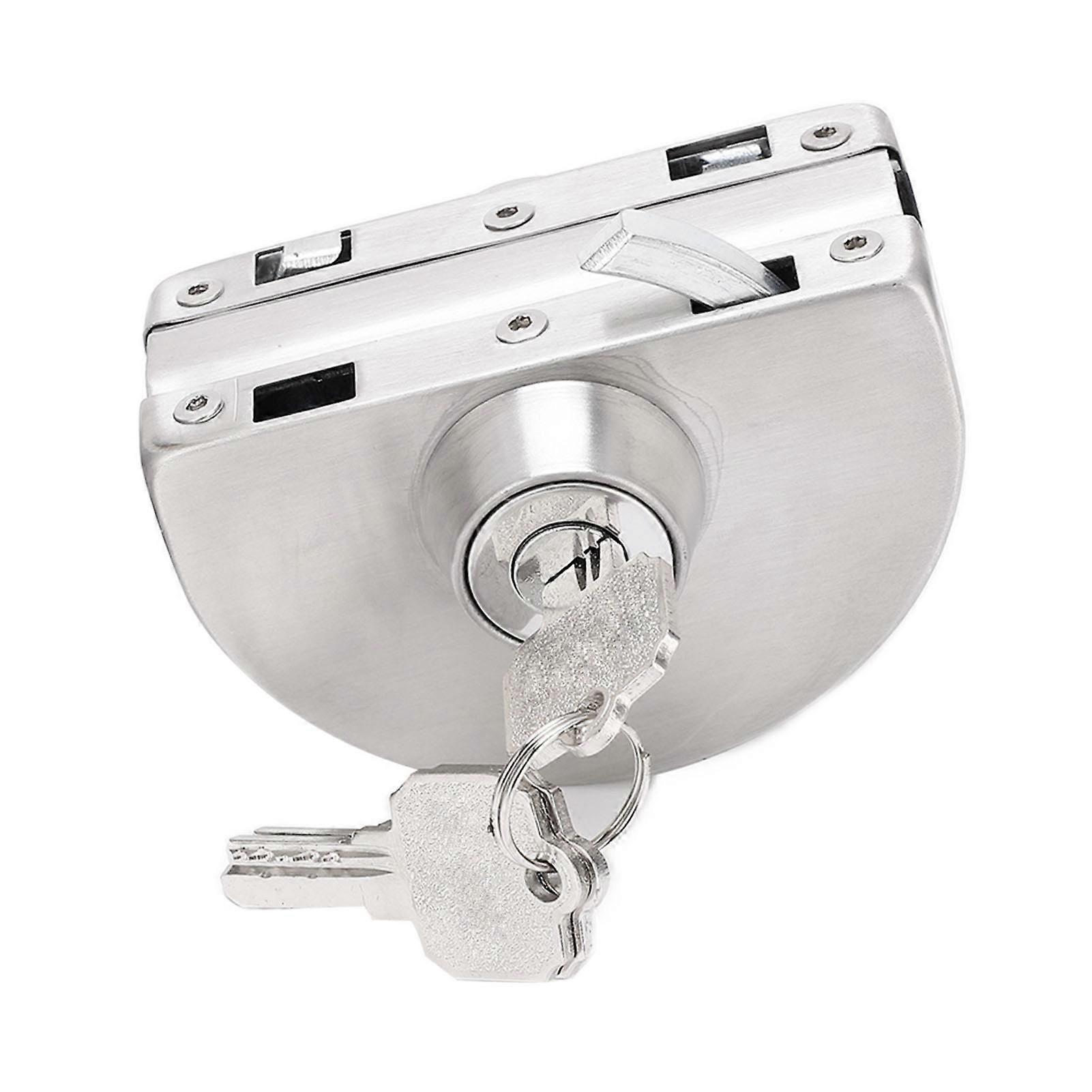Glass Door Lock High Security Simple Installation High Friction Rugged ...