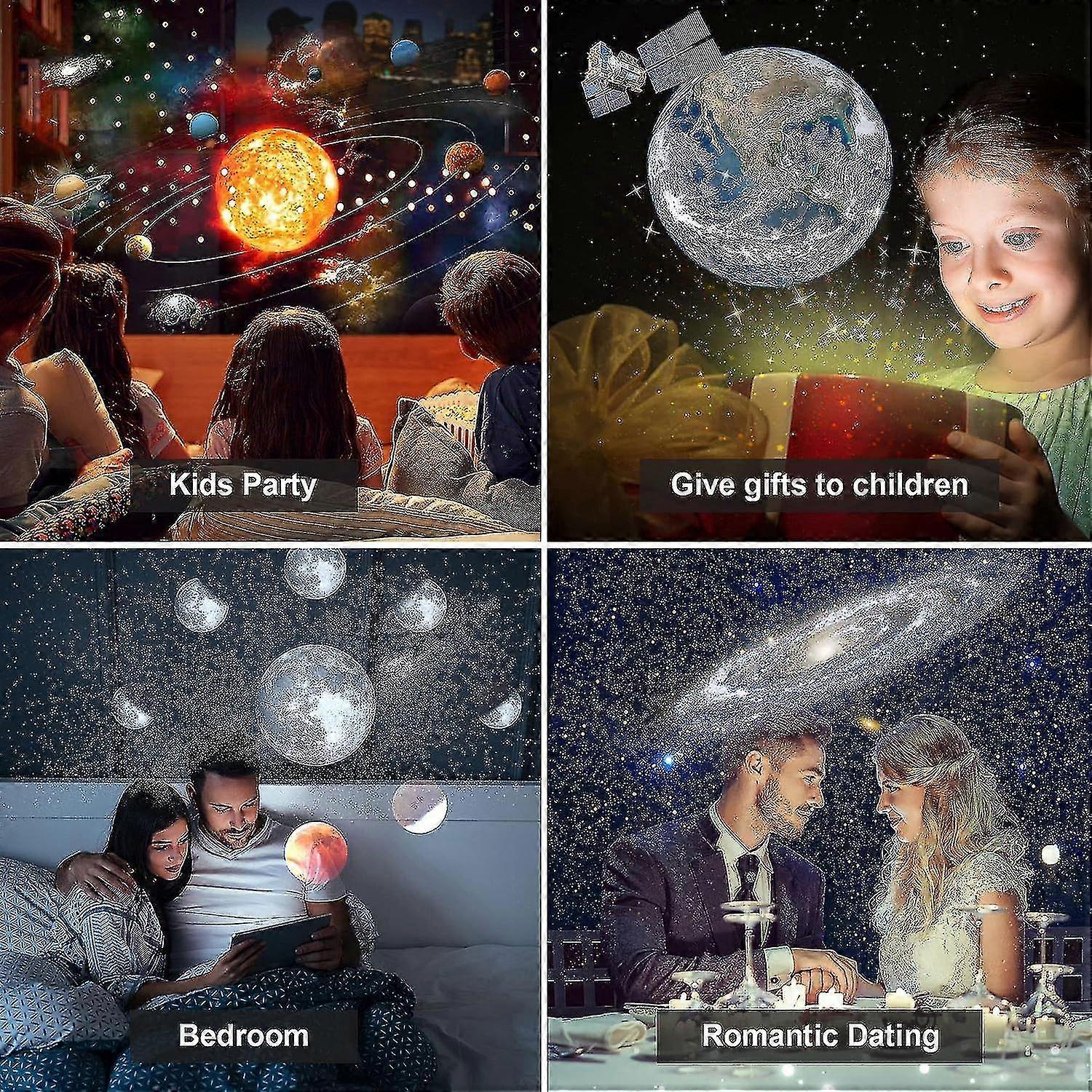 Planetarium Star Projector, Galaxy Projector, Realistic Starry Sky ...