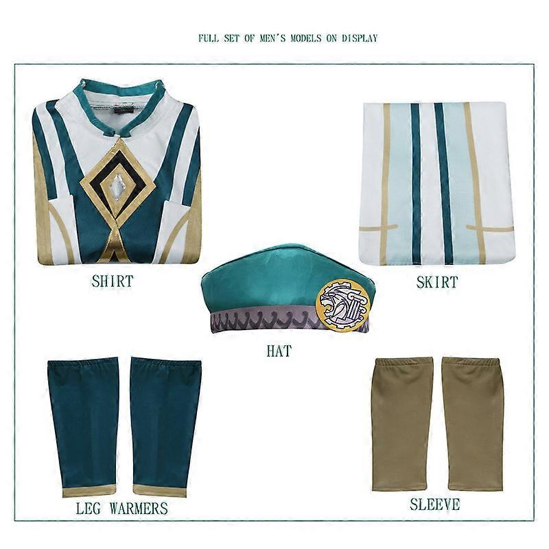 Anime Uniform for Men Sumeru The Akademiya Cosplay Costume Set ...