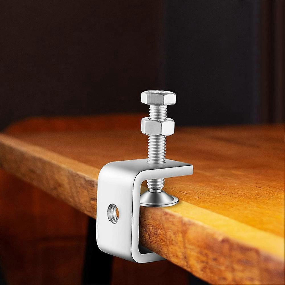 C Clamp Mini Clamp 1 Inch Heavy Duty Metal U Clamps with Stable Wide ...