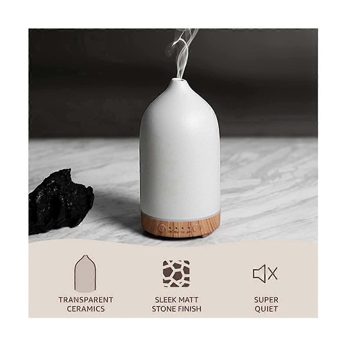 250ML Aromatherapy Essential Oil Diffuser Air Humidifier Cool with 7 ...
