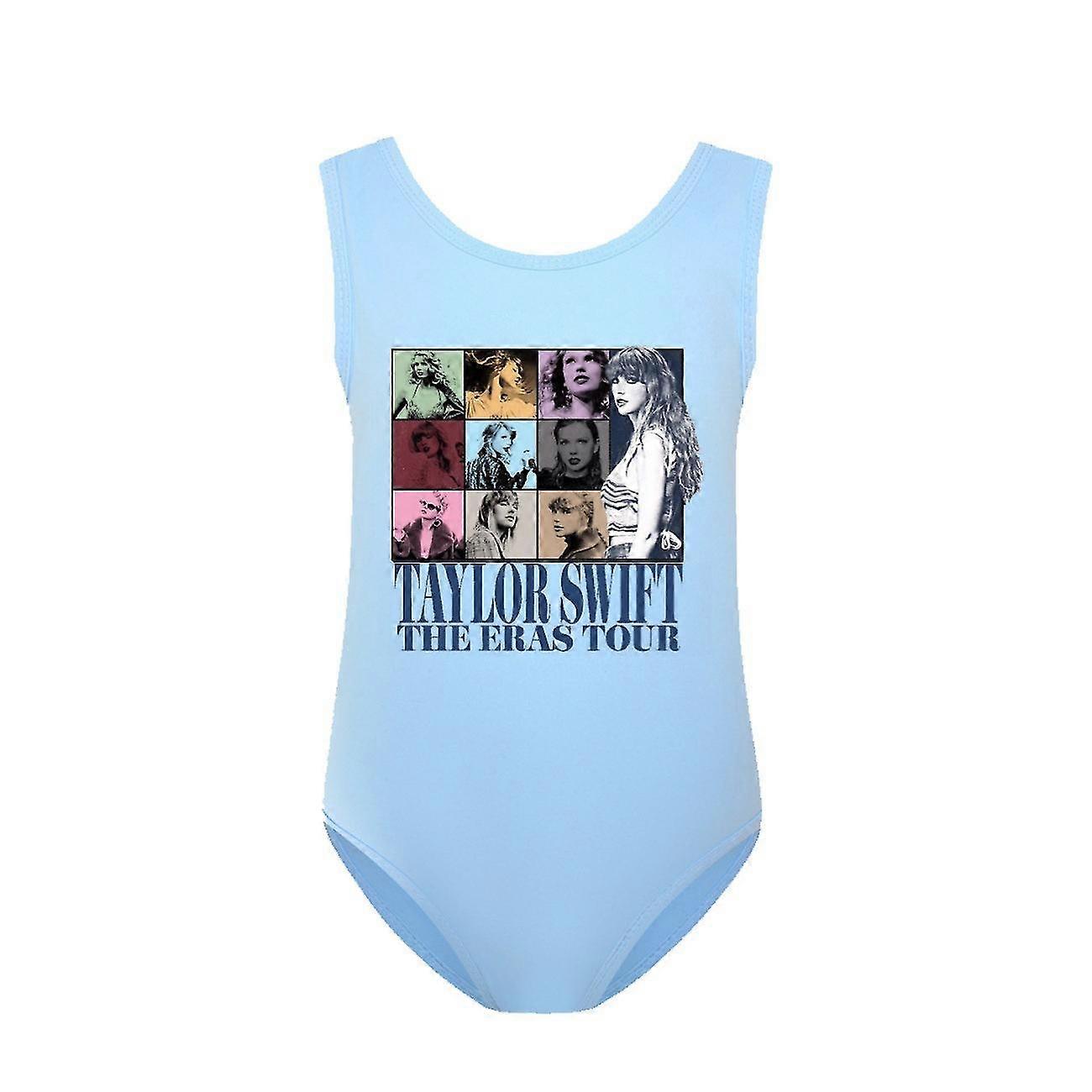 Taylor Swift Kids Girls The Eras Tour Swimming Costume One Piece ...