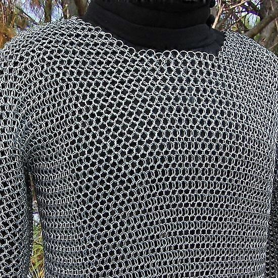 Battle Ready Medieval Habergeon Chainmail Armor Coif Set | Fruugo UK