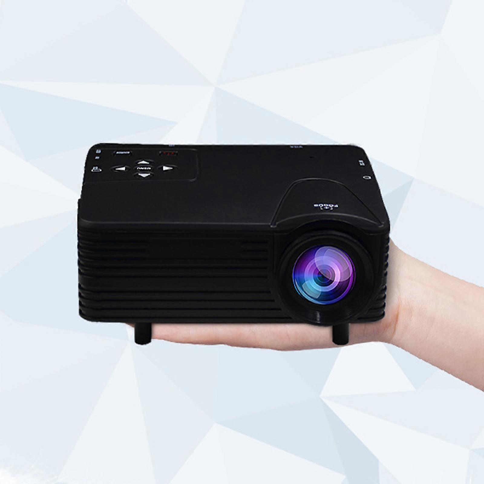 Mini 1080P LED Projector Home Theater Cinema Player HD Multimedia VGA ...