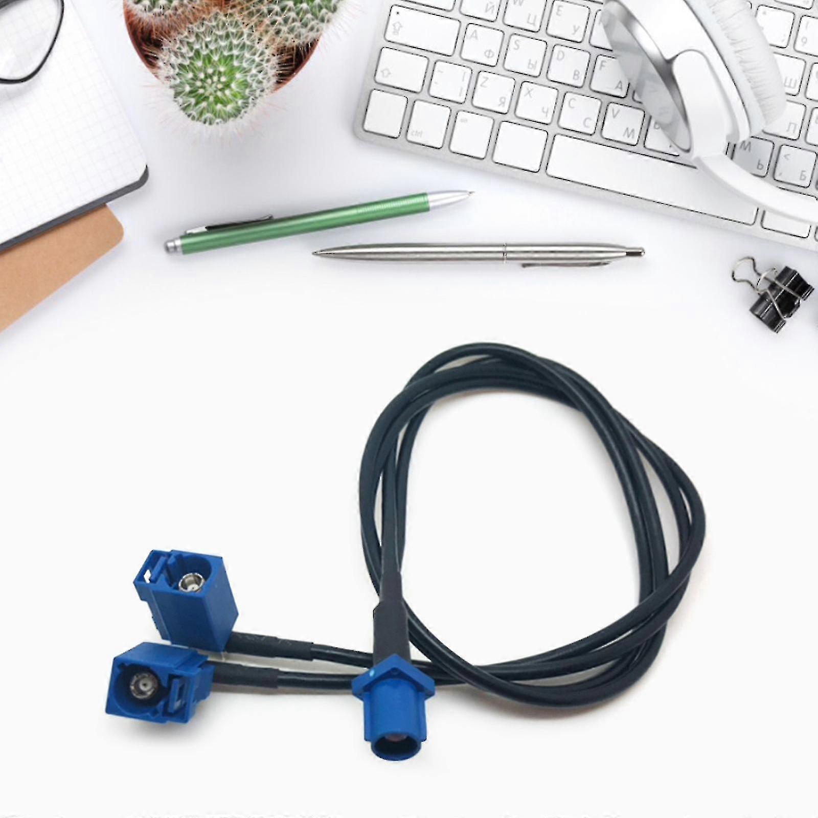 Fakra Splitter, Fakra Cable Male To Female Rg174 Coaxial Cable Y Type ...