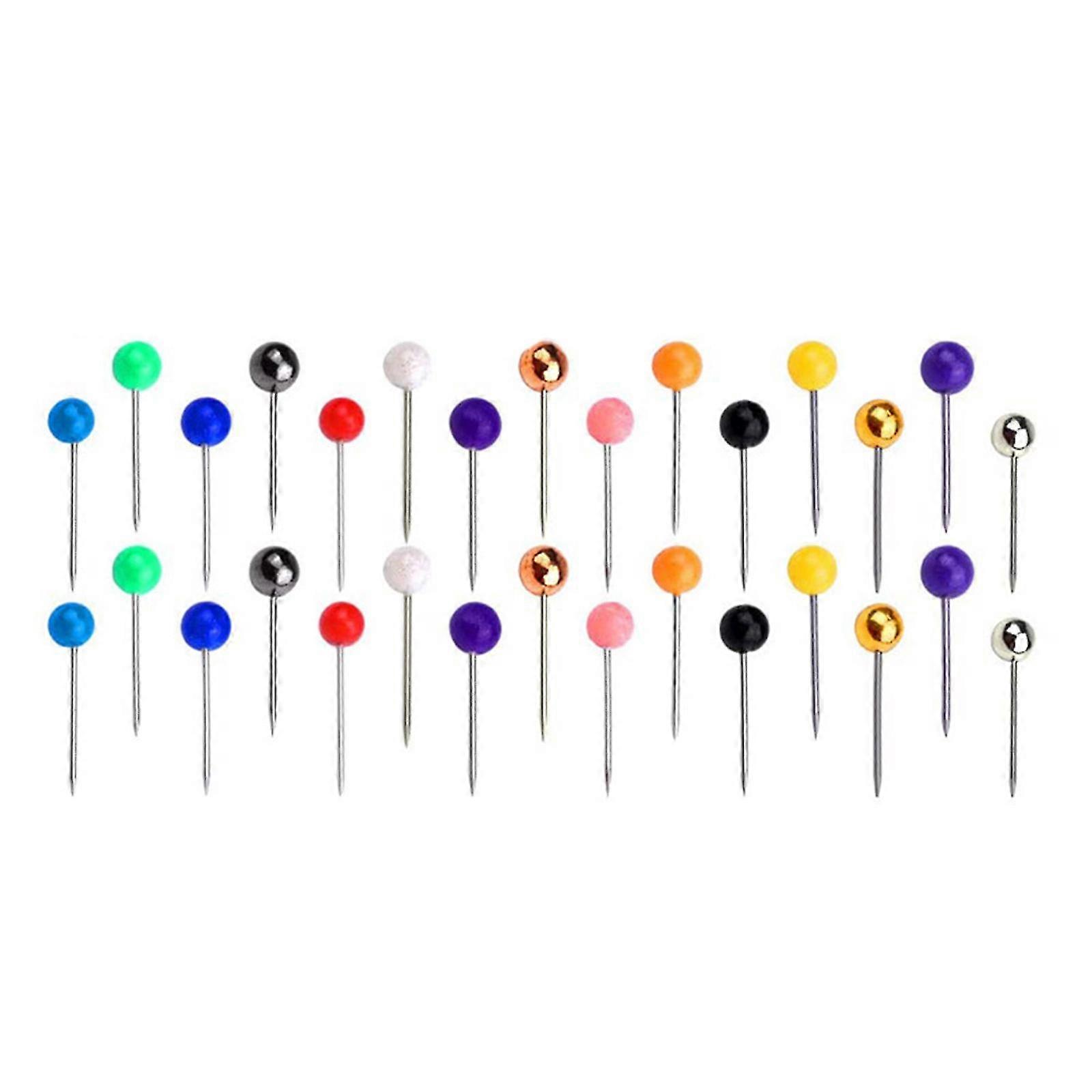 Marking Pins Map Push Pins 15 Colors For Photo Bulletin Cork Board ...