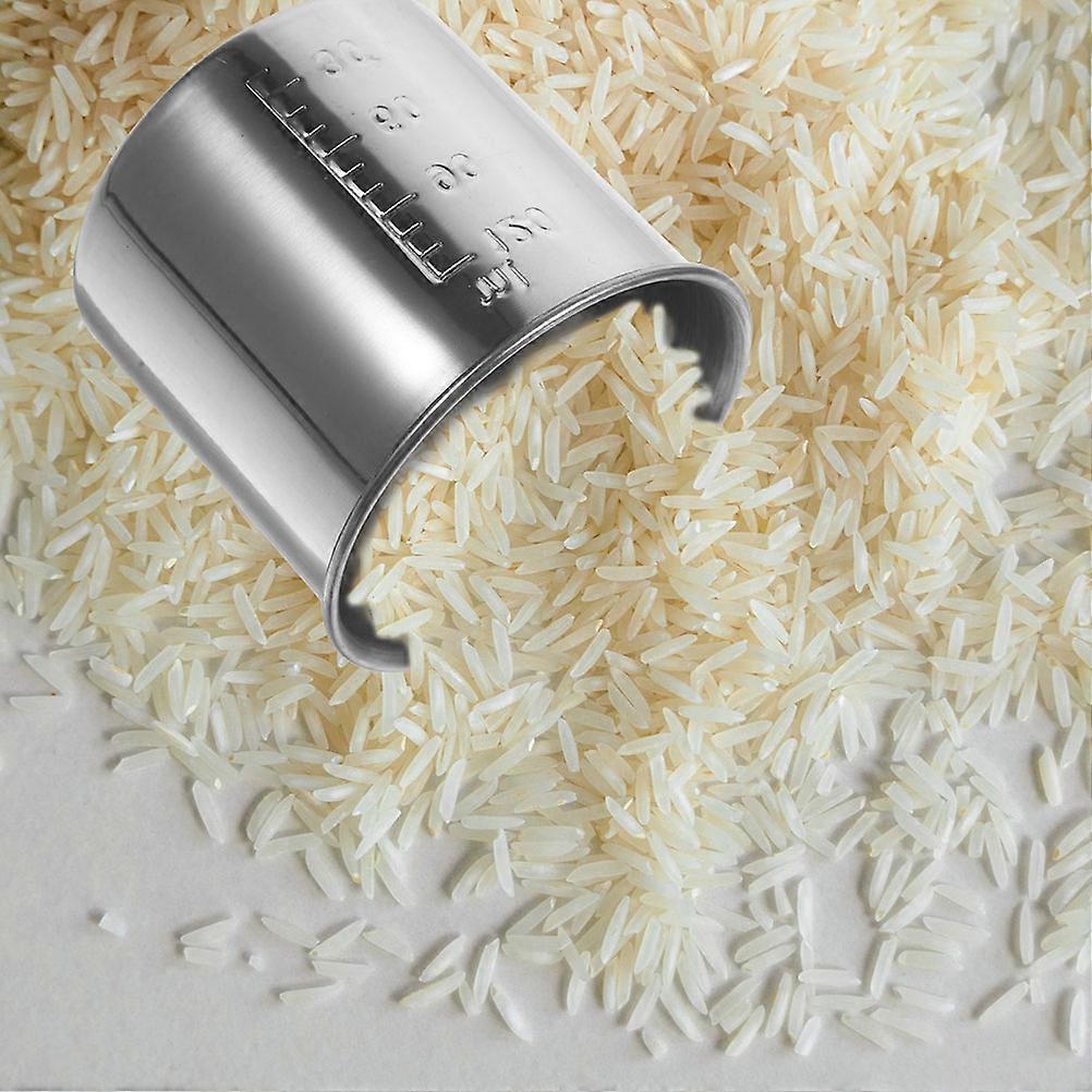 2pcs Rice Measuring Cup Stainless Steel Measuring Cups Durable ...