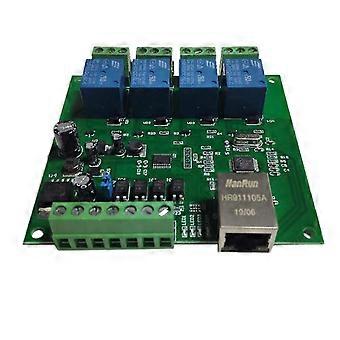 Lan Ethernet Rj45 Tcp/ip Web Remote Control Board With 4 Channels Relay Udp W5500 Networking ...